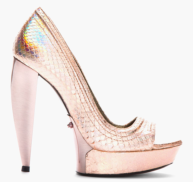 Holographic Snake Heels by Lanvin – Haute Today